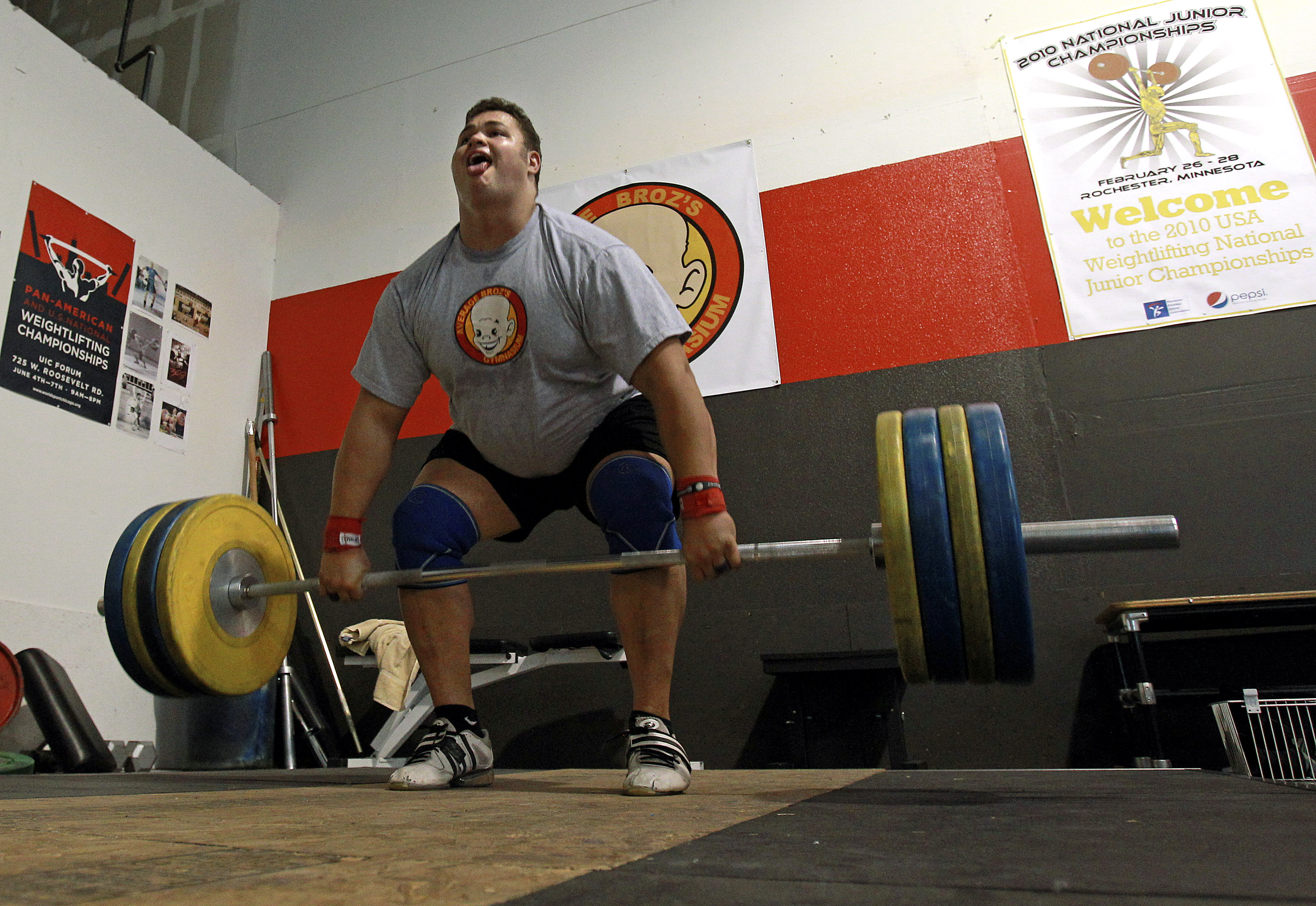 USA Weightlifting Champ Pat Mendes works out | Las Vegas Review-Journal