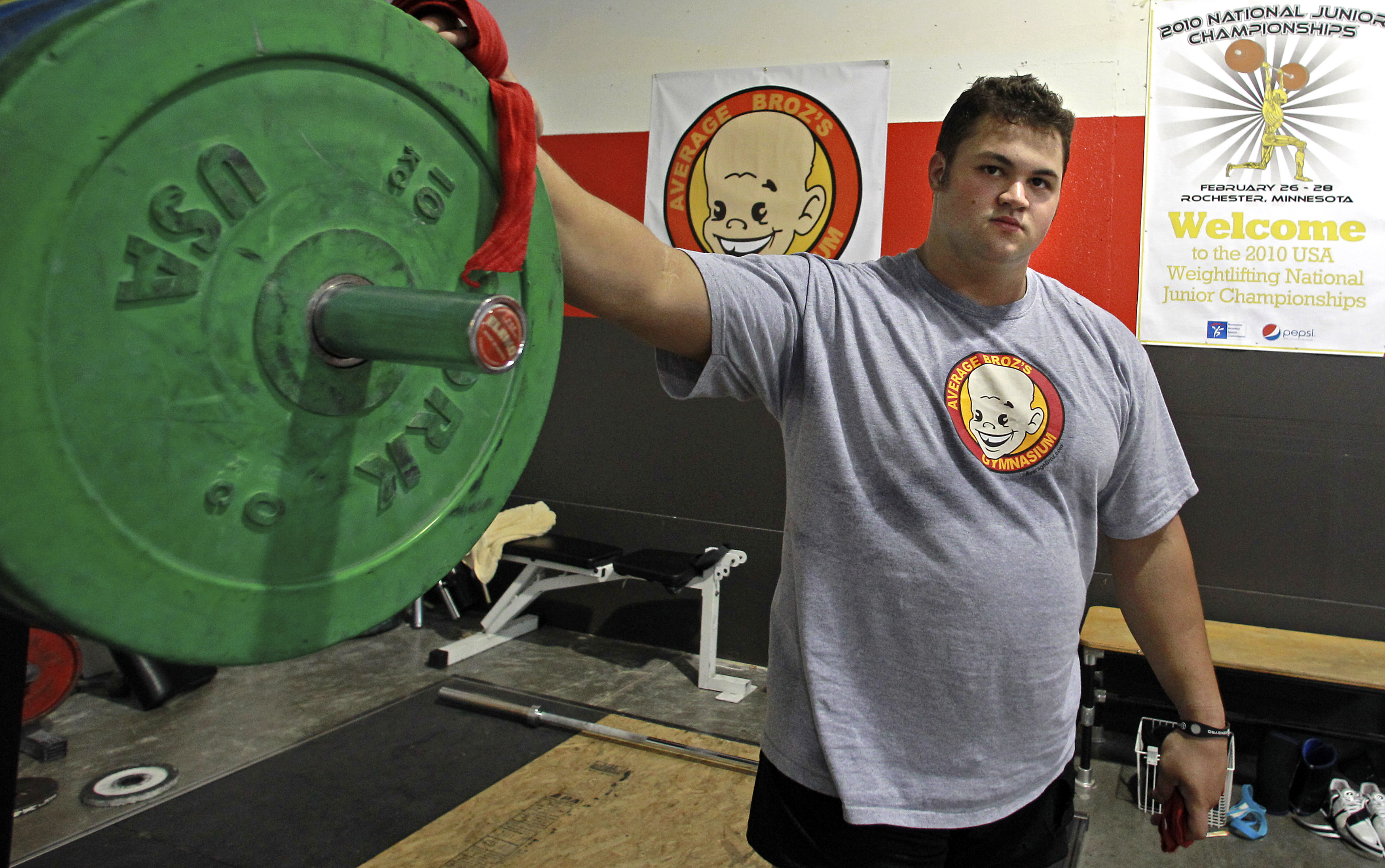 USA Weightlifting Champ Pat Mendes works out | Las Vegas Review-Journal