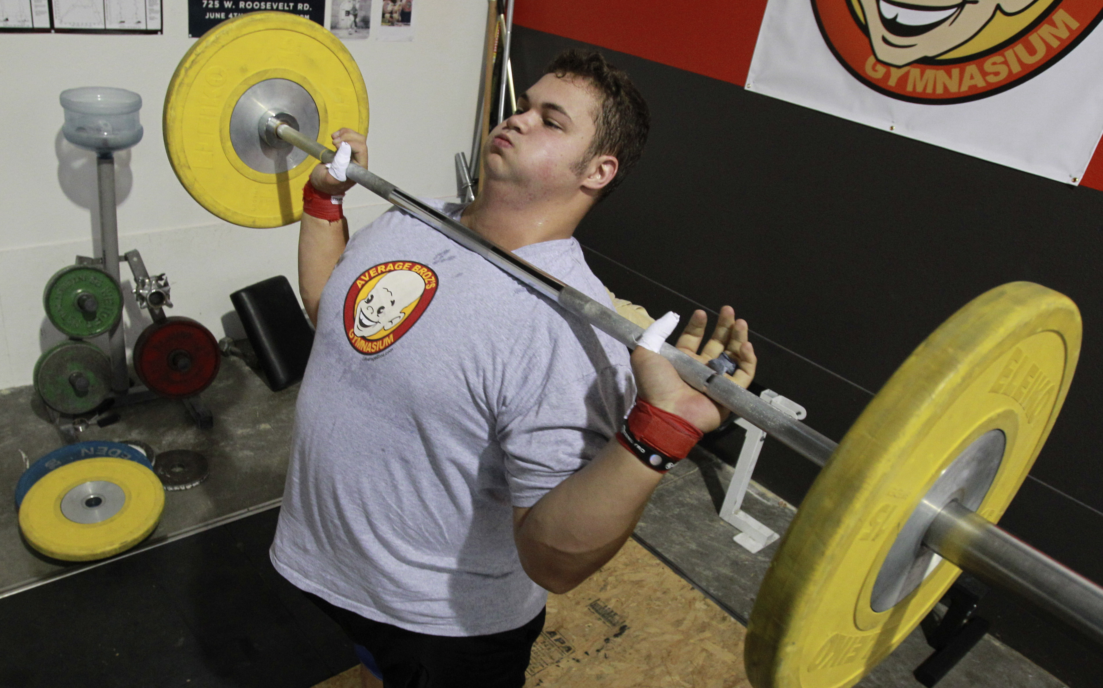 USA Weightlifting Champ Pat Mendes works out | Las Vegas Review-Journal