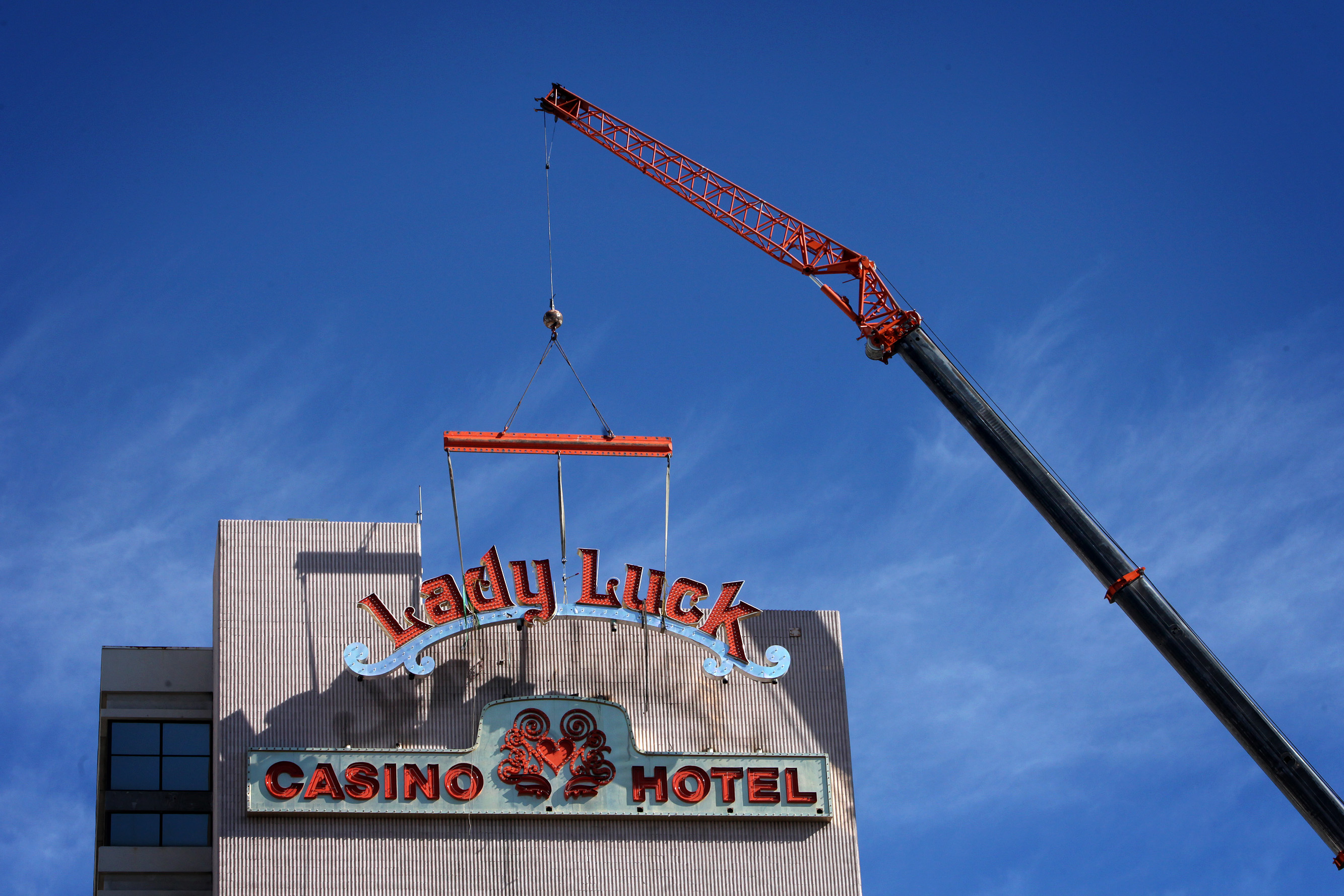 Lady Luck Sign Removed | News