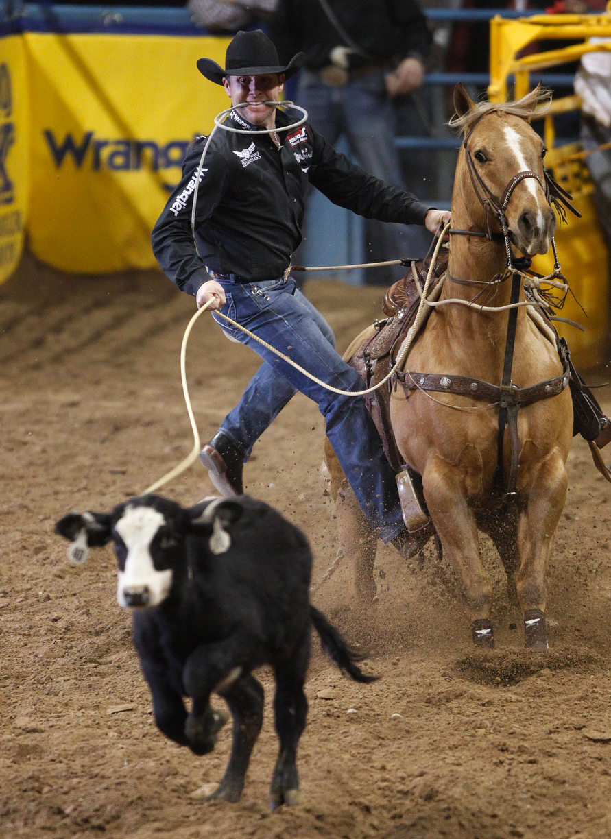 Round Eight of the National Finals Rodeo in Las Vegas | Las Vegas ...
