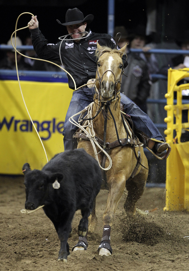 Opening round of the National Finals Rodeo | Las Vegas Review-Journal