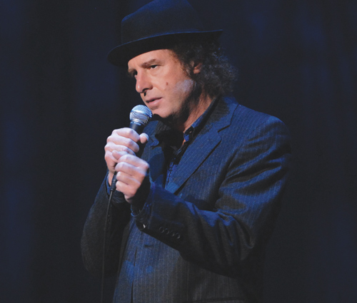 Comedian Steven Wright performing stand-up at The Orleans | Mike ...