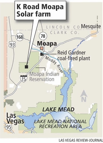 Moapa solar plant deal signed | Energy | Business