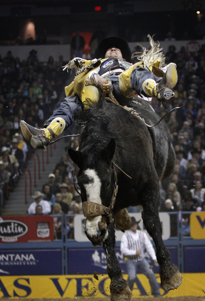 The Ninth Go-Round of the National Finals Rodeo in Las Vegas | Las ...