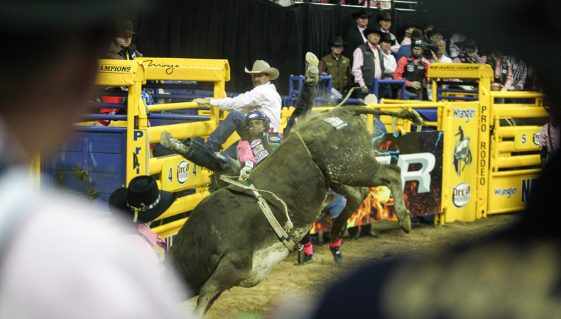 Bull Riding at the 5th go-round of the NFR | Las Vegas Review-Journal