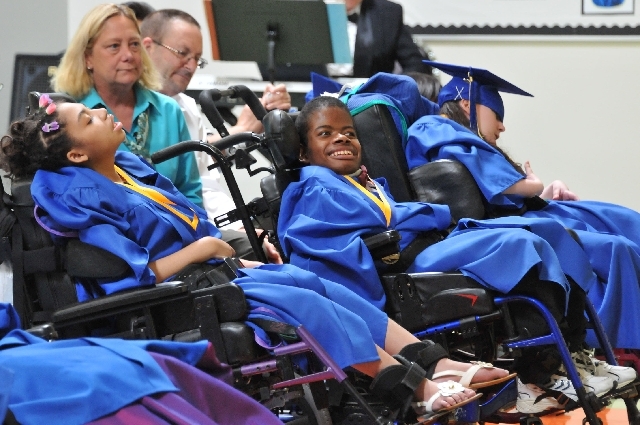 Severely disabled students celebrate graduation at Miller School ...