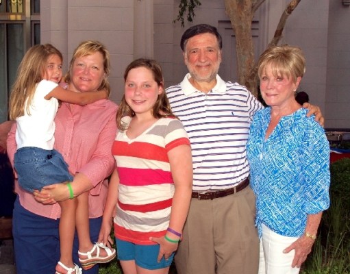 The Ricciardi family, from left, Grace, Sara, Mary, Mark and Joan ...