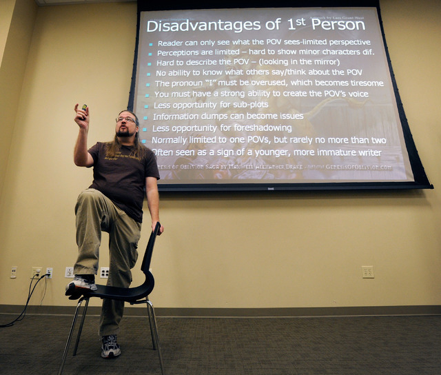 Fantasy author finds eager market for his popular writing classes | Las ...