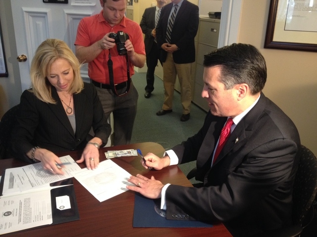 Sandoval files for re-election for second term as governor | News
