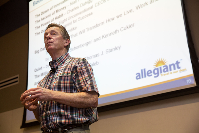 Allegiant Air executive to students: ‘Try new things … take risks ...