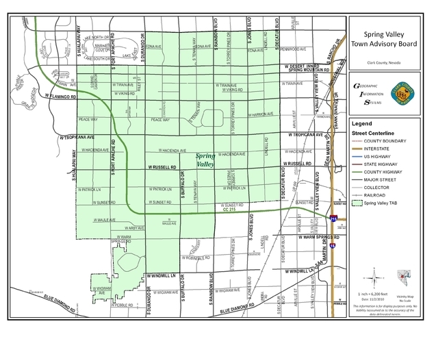 Spring Valley Las Vegas Map