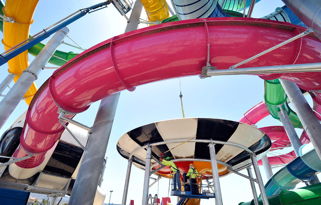 PHOTOS: Cowabunga Bay water park construction | Las Vegas Review-Journal