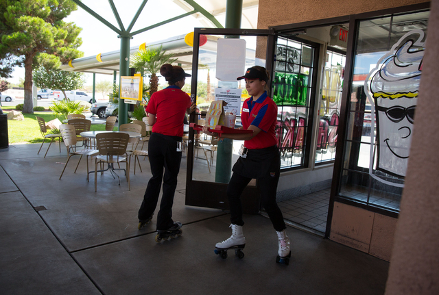 Sonic’s roller-skating carhops zip and zoom | Las Vegas Review-Journal