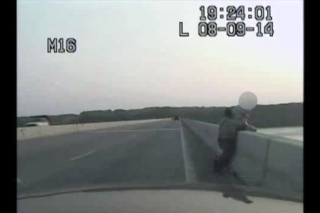 Trooper saves man from jumping off bridge | Life