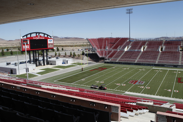 Sam Boyd Stadium gets upgrades for 2014 season | Las Vegas Review-Journal