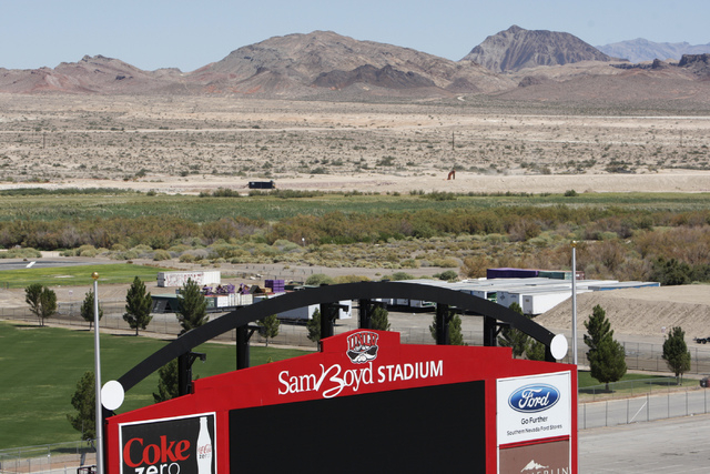 Sam Boyd Stadium gets upgrades for 2014 season | Las Vegas Review-Journal