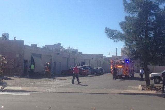 Explosion, fire injures man at automotive shop | Las Vegas Review-Journal