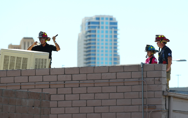 Explosion, fire injures man at automotive shop | Las Vegas Review-Journal