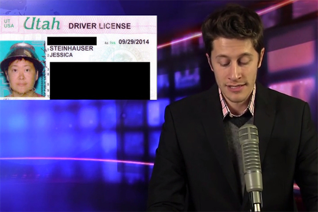 Utah Pastafarian wore colander on head for license photo | Uncategorized