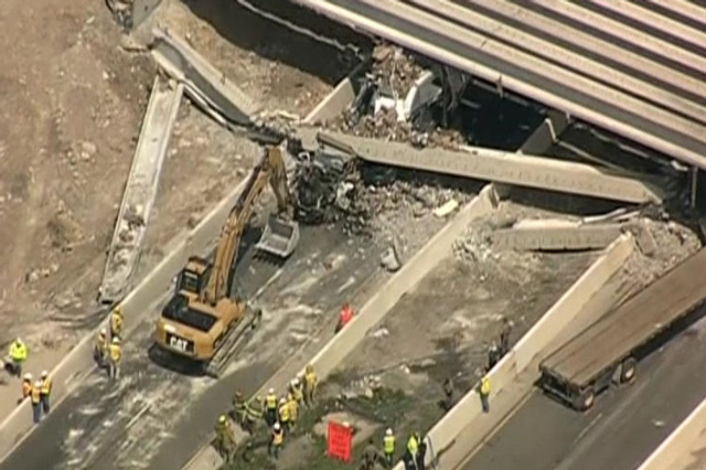 Overpass Collapse Texas