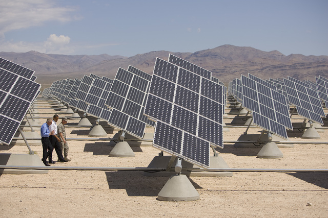 15-megawatt solar project starts at Nellis Air Force Base | Energy ...