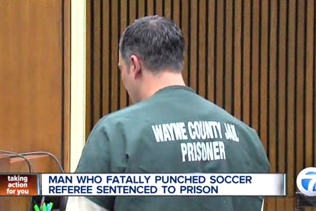 Soccer player gets 8 to 15 years in prison for referee’s death | Las ...