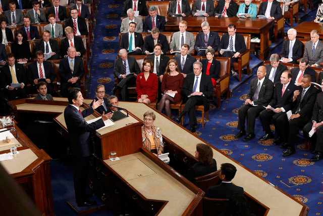 Japanese leader expresses WWII ‘repentance’ in speech before Congress ...