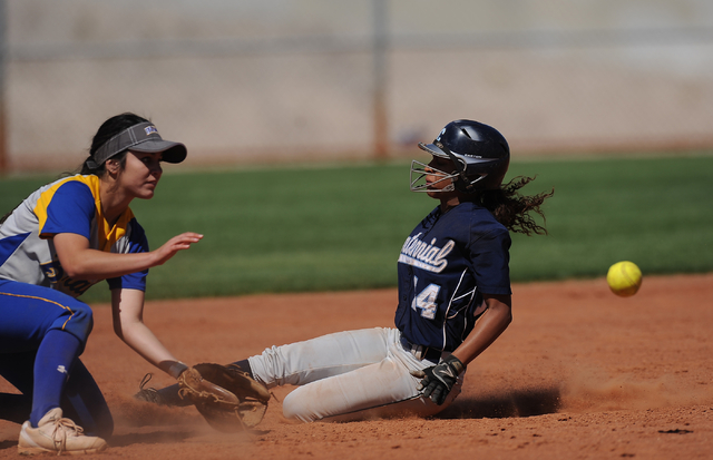 Speedy Centennial manufactures runs in softball victory | Las Vegas ...