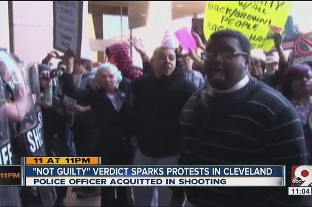 Cleveland police arrest several in protests after officer’s acquittal ...