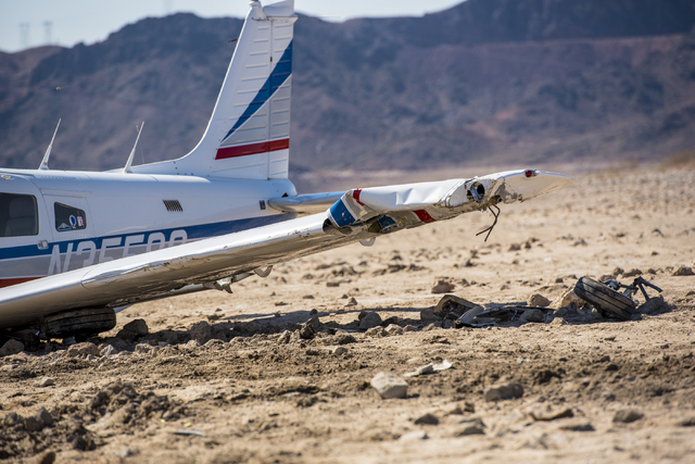 Colorado Springs-based plane makes belly-landing on a Lake Mead beach ...