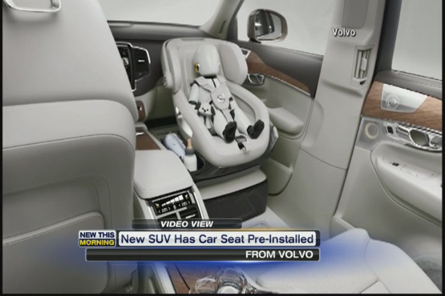 Volvo replaces passenger seat with baby seat | Business