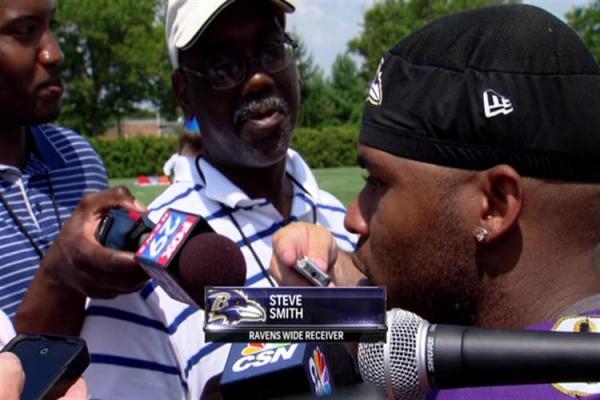 Baltimore Ravens WR Steve Smith still on top of his trash talk game ...