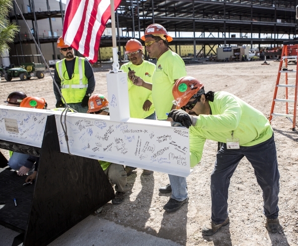 Spring Valley Hospital celebrates expansion in topping-out ceremony ...