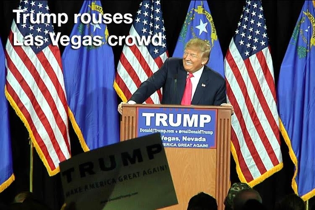 Raucous crowd greets Trump in Las Vegas | News