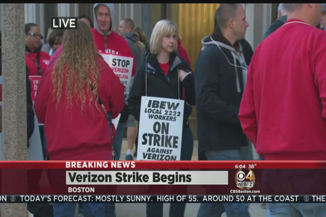 Thousands of Verizon workers on strike after contract talks fail | Business