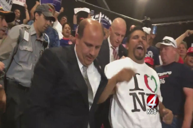 Protests turn violent at Trump’s New Mexico rally | News