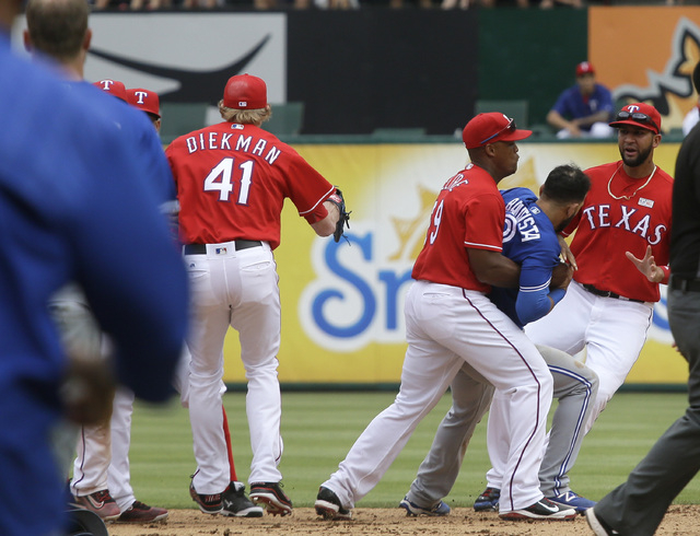 Fight erupts at Blue Jays-Rangers game — VIDEO | Las Vegas Review-Journal