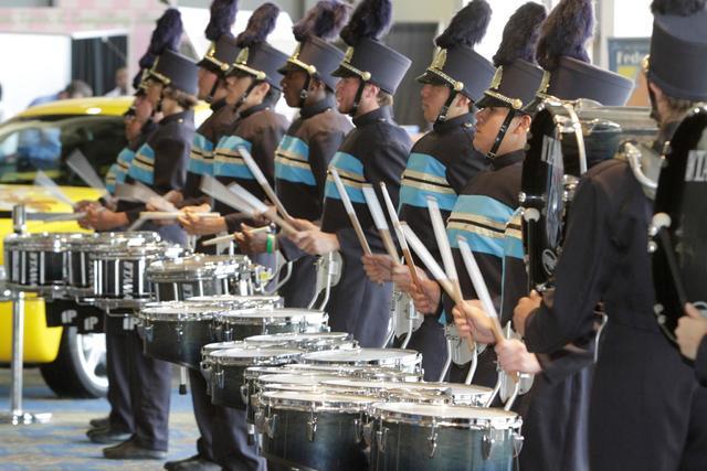 High School Marching Band Drumline