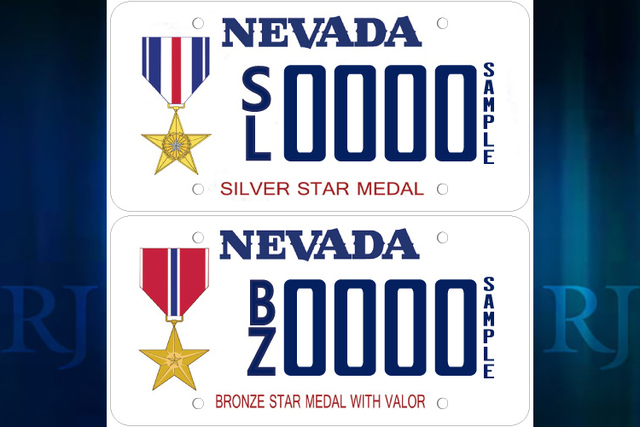 Silver Star License Plate