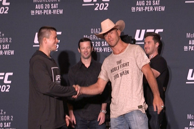 UFC 202 media day staredowns — VIDEO | MMA UFC | Sports