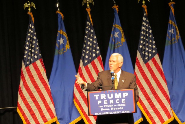 VP nominee Mike Pence calls on Reno voters to ‘come home’ to GOP | Las ...