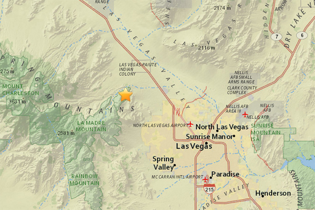 Another earthquake rattles portion of Las Vegas Valley | Las Vegas ...