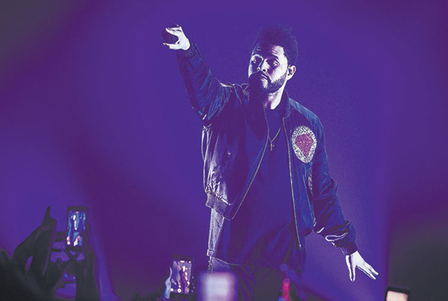 The Weeknd expels his demons in impassioned song at the Cosmopolitan ...