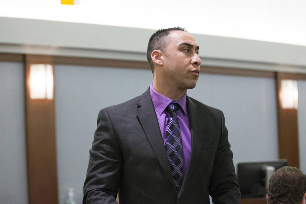 Defense Attorney Brandon Sua in court for the trial of War Machine ...