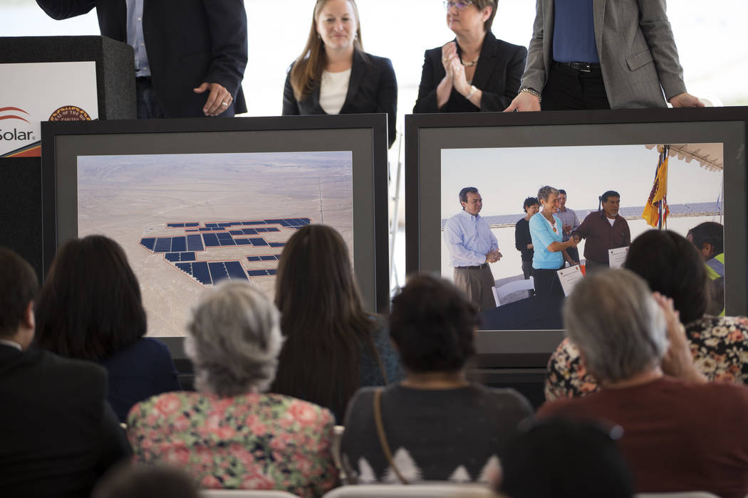 Ceremony celebrates Moapa solar project in Southern Nevada | Las Vegas ...