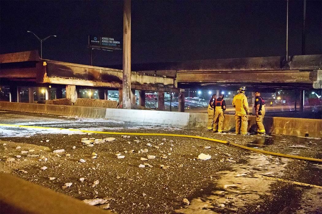 Atlanta commuters adjust after bridge collapse on Interstate 85 | Las ...