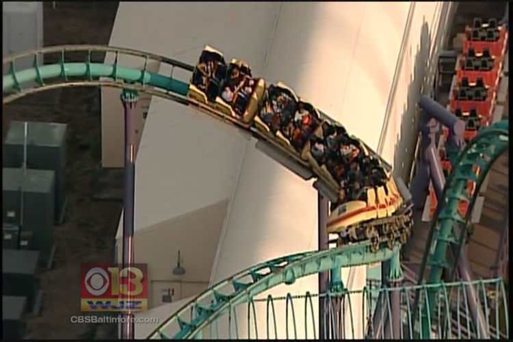 Roller-coaster riders get unexpected thrill when ride stalls | Nation ...
