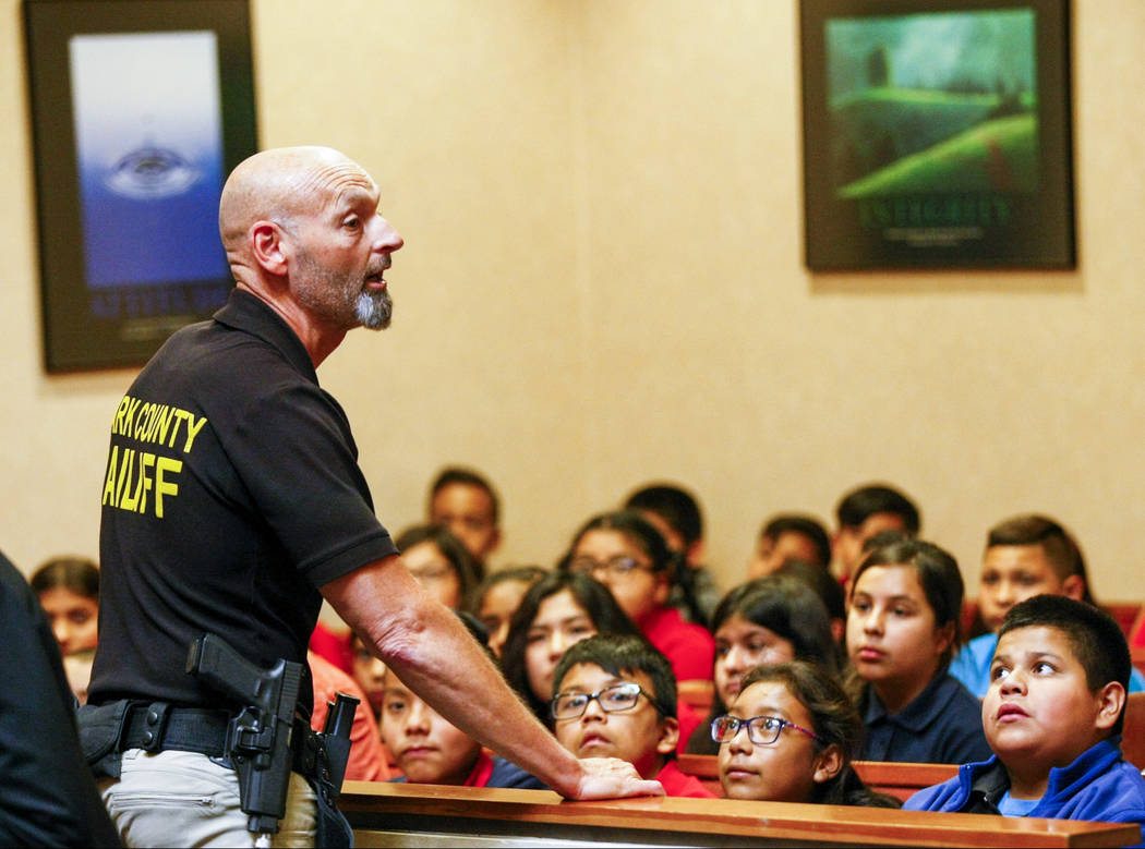 Students participate in mock trial in North Las Vegas | Education | Local
