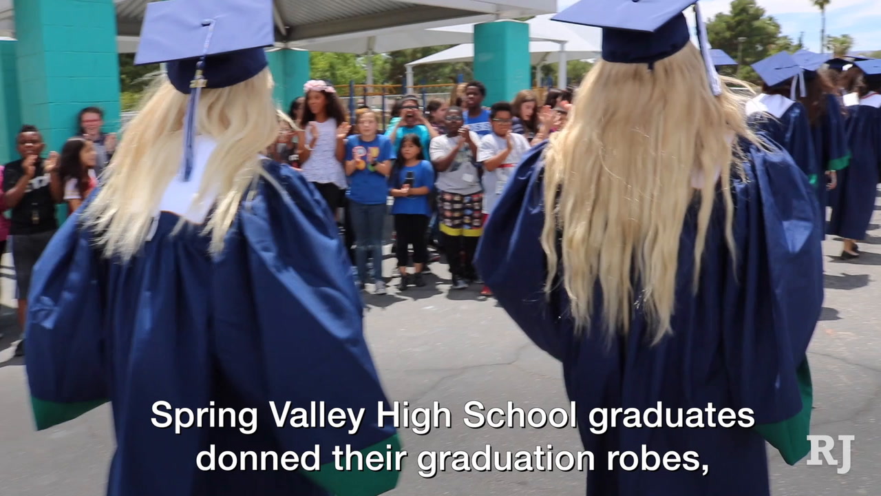 Spring Valley High School students ‘Grad Walk’ through Diskin ...
